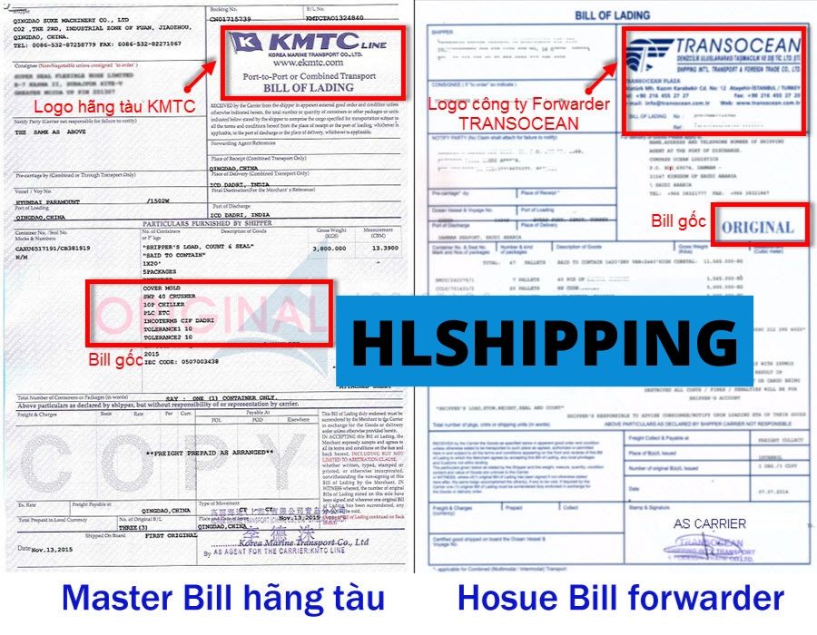 House Bill Là Gì?Master Bill Là Gì? Phân biệt giữa 2 loại - HL Shipping