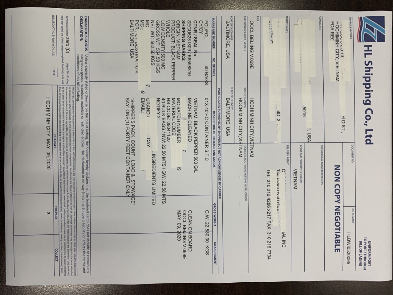 House Bill Là Gì?Master Bill Là Gì? Phân biệt giữa 2 loại - HL Shipping