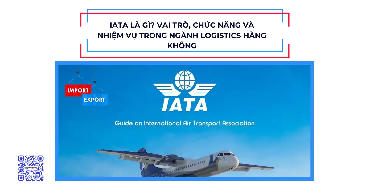 IATA là gì? Vai trò, chức năng và nhiệm vụ trong ngành logistics hàng không - HL Shipping